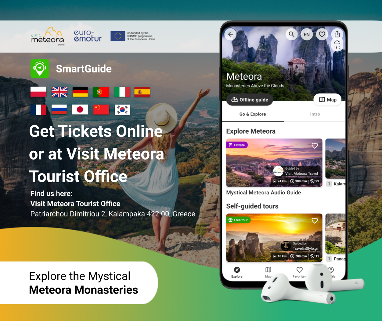 Meteora Audio Guide: Explore A Multilingual Tour Experience